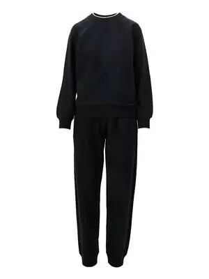Emporio Armani Logo-embroidered Tracksuit - Blue