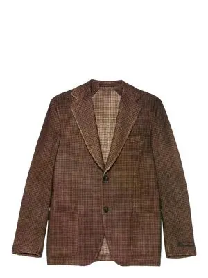 THE GIGI Notch-lapels Jacket - Brown