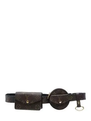 LOUIS VUITTON 2026 Monogram Daily Multi Pocket 30mm Belt Bag - Brown