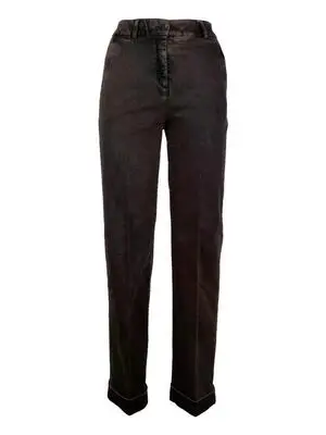 VIA MASINI 80 Faded Turn-up Jeans - Grey