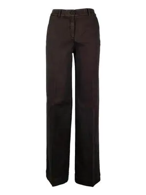VIA MASINI 80 Wide-leg Jeans - Brown