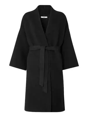 Fendi Belted Coat - Black