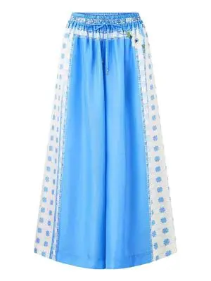 CAMILLA Wide-leg Printed Trousers