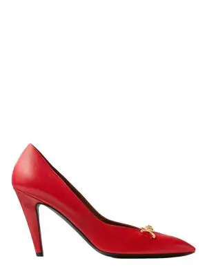 Versace Clelia Nappa Pumps 90 Mm - Red