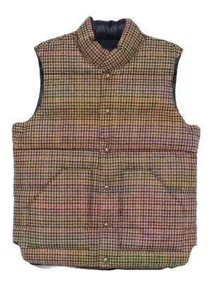 SEBAGO Check-pattern Padded Gilet