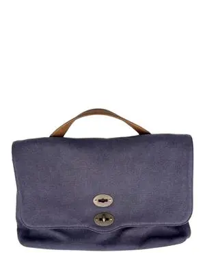 ZANELLATO Postina Canvas Tote Bag Blue