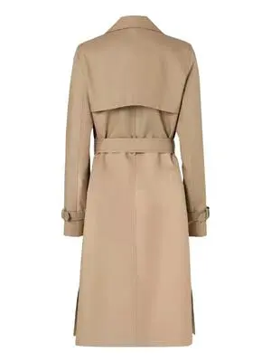 Fendi Double-breasted Belted Trench Coat - Neutrals
