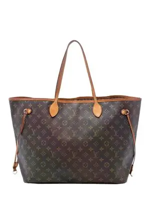 LOUIS VUITTON 2012 Monogram Neverfull Gm Tote Bag - Brown