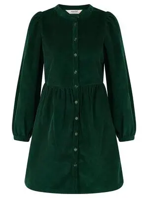 SUGARHILL BRIGHTON Brandy Cord Short Smock Dress Green