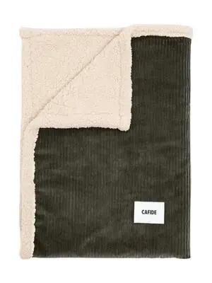 CAFIDE Green Corduroy Dog Blanket, Toia Green