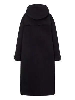 STUDIO TOMBOY Hooded Toggle-fastening Coat - Blue