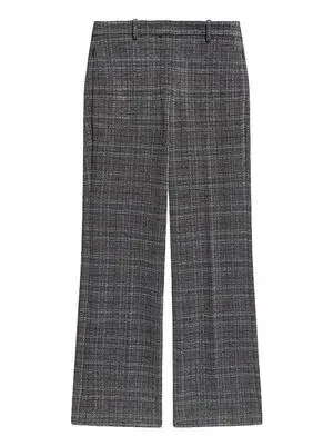 Theory High Rise Flared Pants - Wine Multi