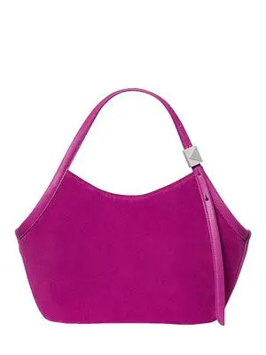 Kate Spade New York Tulip Small Suede Tote Bag Beet