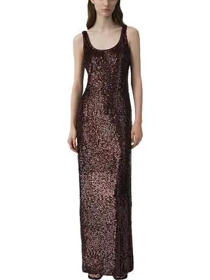 Simkhai Bex Embellished Maxi Dress - Fig