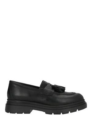 DIVINE FOLLIE Loafers Size Leather - Black