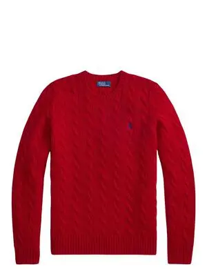 POLO RALPH LAUREN POLO RALPH LAUREN Cable-Knit Wool-Cashmere Crewneck Sweater