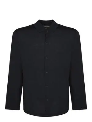 Emporio Armani Wool Shirt - Blue