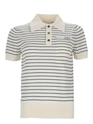 A.p.c. Polo "aline - Multicolour