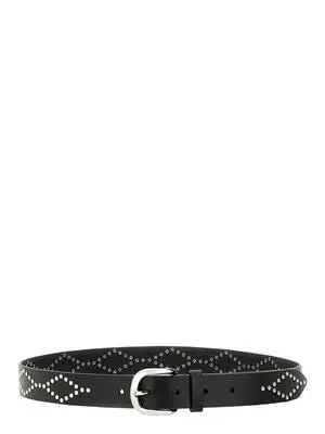 Isabel Marant Étoile Cintura "liliana" Con Borchie - Black