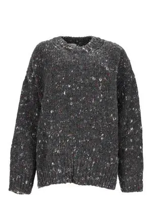ALYSI Maglia In Lana Merino - Charcoal