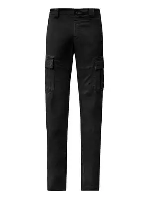 C.P. COMPANY Ergonomic Stretch Satin Work Trousers - Black