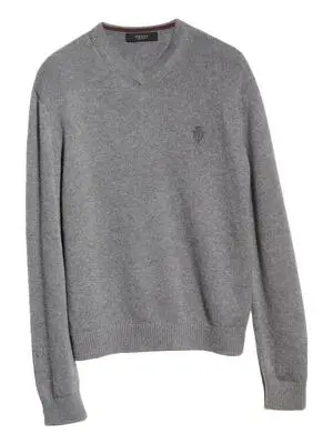 GUCCI Knit Cashmere Sweater With Embroidery