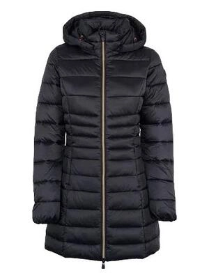 SAVE THE DUCK Hooded Zip-up Jacket - Black