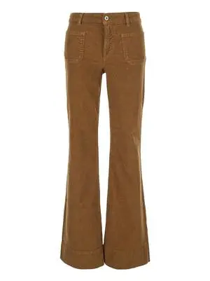 AG AG Jeans Vicky High Rise Flare Pants With High Waist And Side Pockets