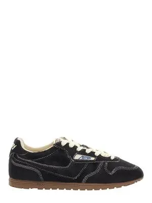 AUTRY Autry Windspin Low Suede Sneaker With Side Logo For Women Brown