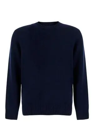 Soft Goat Soft 100% Cashmere Crew Neck Sweater For - Blu