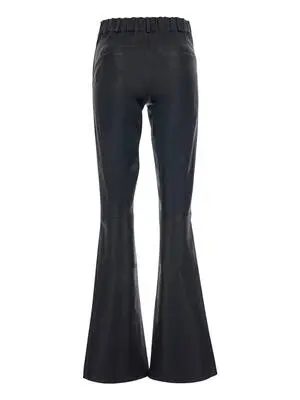 ARMA Arma Lucia Leather Pants With Elasticated Waist For Women Black