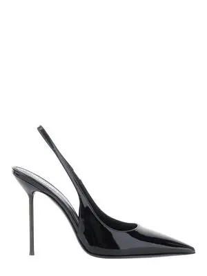 Paris Texas Paris Texas Lidia Slingback Patent Leather High Heel Pumps 105 Black