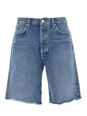 AGOLDE Anson Bermuda Shorts In Regenerative Cotton - Blu