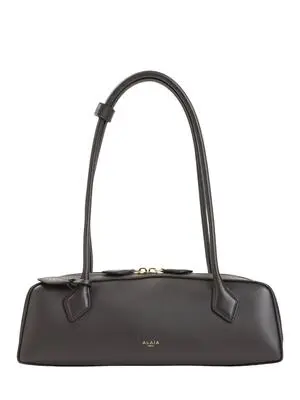 Alaïa Le Teckel Medium Leather Shoulder Bag, Medium Mini - Brown