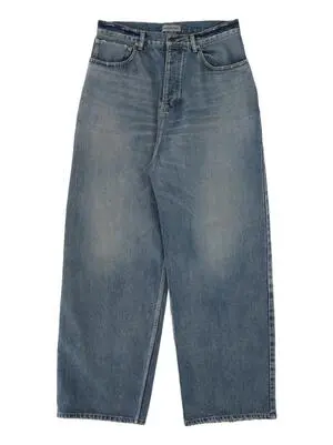 Balenciaga Baggy Jeans In Cotton - Denim