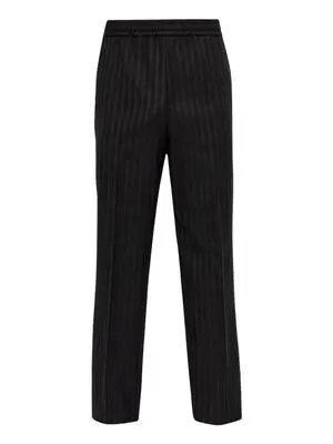 Versace 100% Wool Trousers - Black