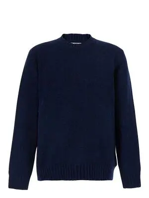 NN.07 Nn.07 Men's Merino Crew Neck Sweater Blu
