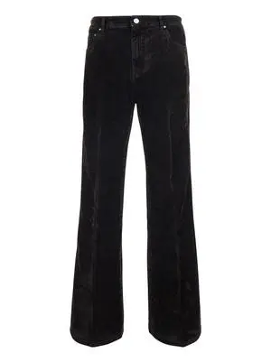 Amiri Logo Patch Back Straight-fit Denim Jeans For - Brown