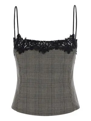 PINKO Pinko Wool Blend Long Sleeve Top With Refined Front And Back Details