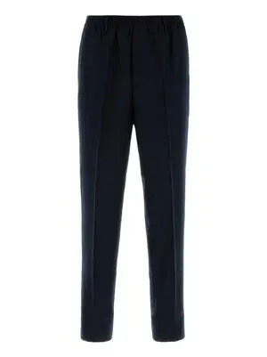 CELLAR DOOR Alfred Stretch Wool Pants - Blue