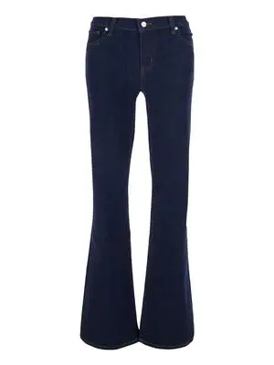 FRAME FRAME Jeans THE RODEO Straight-Leg With Zip Closure & Pockets Blu
