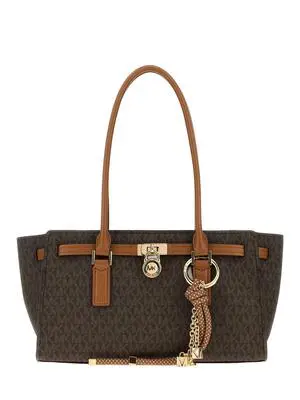 Michael Kors Canvas Hamilton Shoulder Handbag - Printed