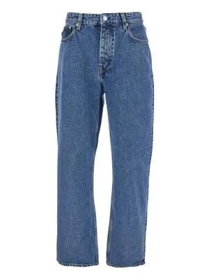 WON HUNDRED Straight-leg Denim Jeans With Belt Loops - Blu
