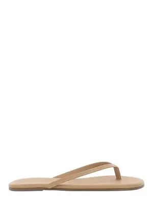 Tkees Foundations Thong Sandals With Logo-etched Insole - Beige