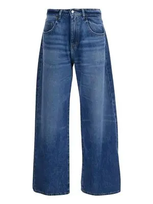 ICON DENIM LOS ANGELES Icon Denim Five-Pocket Denim Jeans With Back Logo Patch
