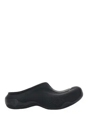 Balenciaga Flat Basketball Slip-on Mule With Perforated Tech Fabric - Black