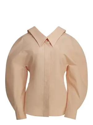 Givenchy Givenchy Slim Fit Cut-Out Casual Shirt Pink
