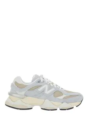 NEW BALANCE 9060 Low-top Sneaker With Mesh & Suede Details And Rubber Sole - Grey