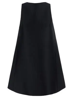 BALENCIAGA Balenciaga Belted Wool And Silk Dress