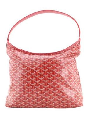 Goyard Boheme Hobo Coated Canvas - Red